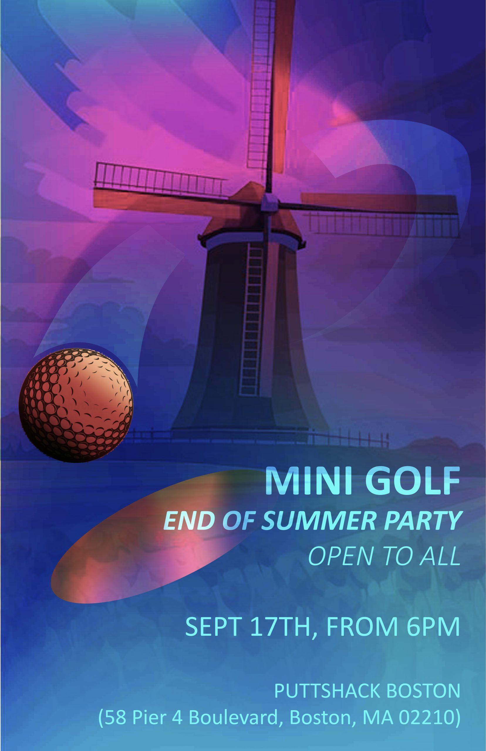 Mini Golf: End of Summer Party – IES Boston Section